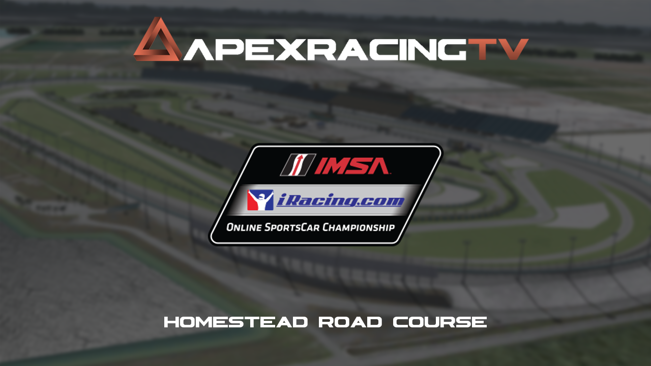 iRacing: IMSA Sportscar Championship S2 2019/W3 - Homestead Road Course ...